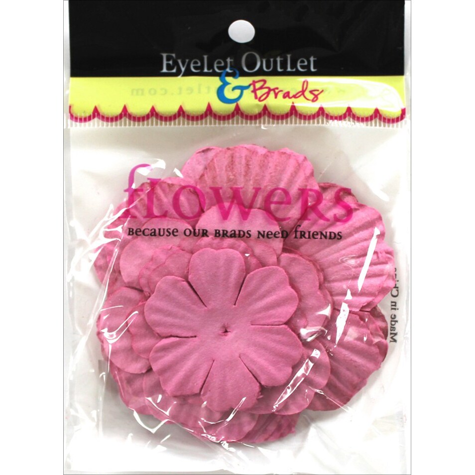 Eyelet Outlet Flowers 40/Pkg-Pink | Michaels