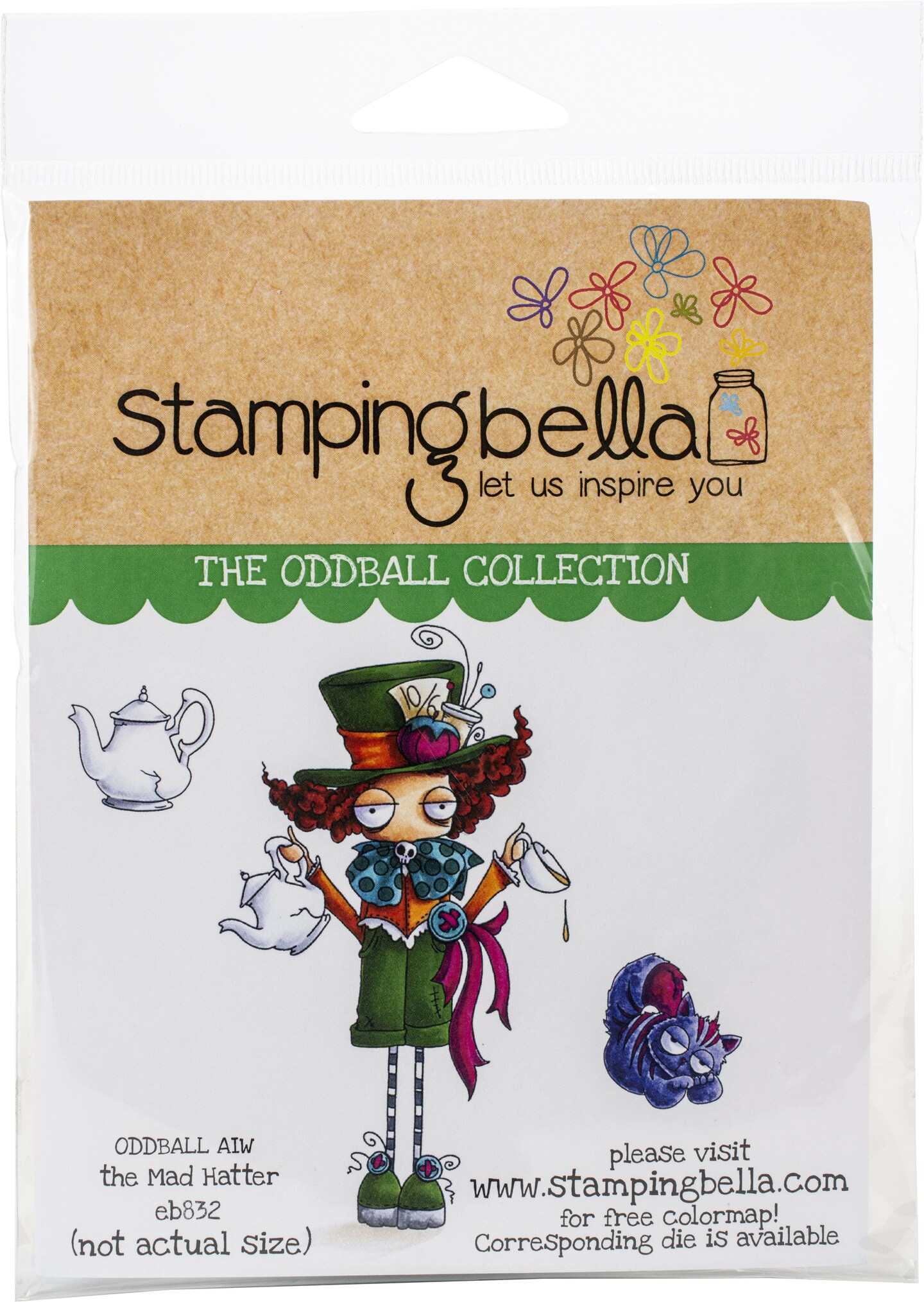 Stamping Bella Cling Stamps-Oddball Mad Hatter | Michaels