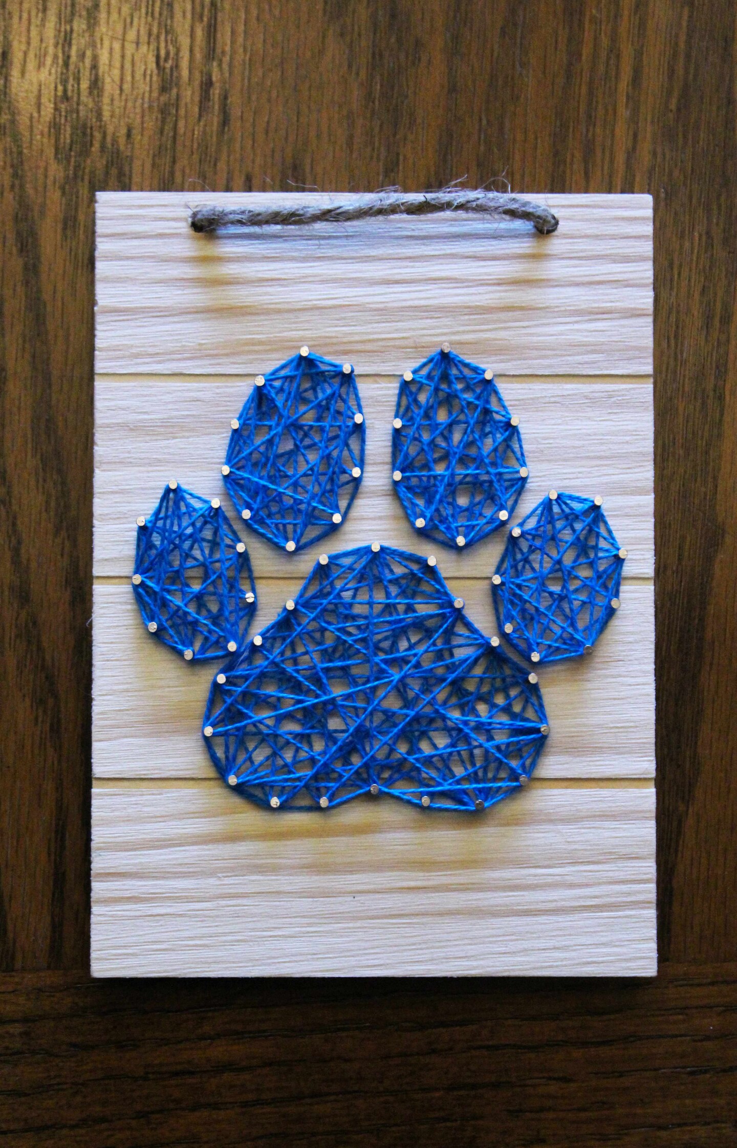 Custom DIY String Art Craft Kit or Completed Paw Print. Choose Your ...