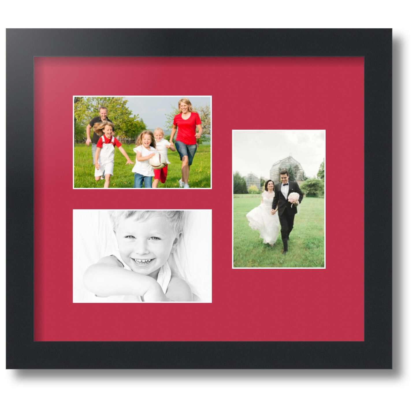 ArtToFrames Collage Photo Picture Frame with 3 - 4x6 inch Openings ...