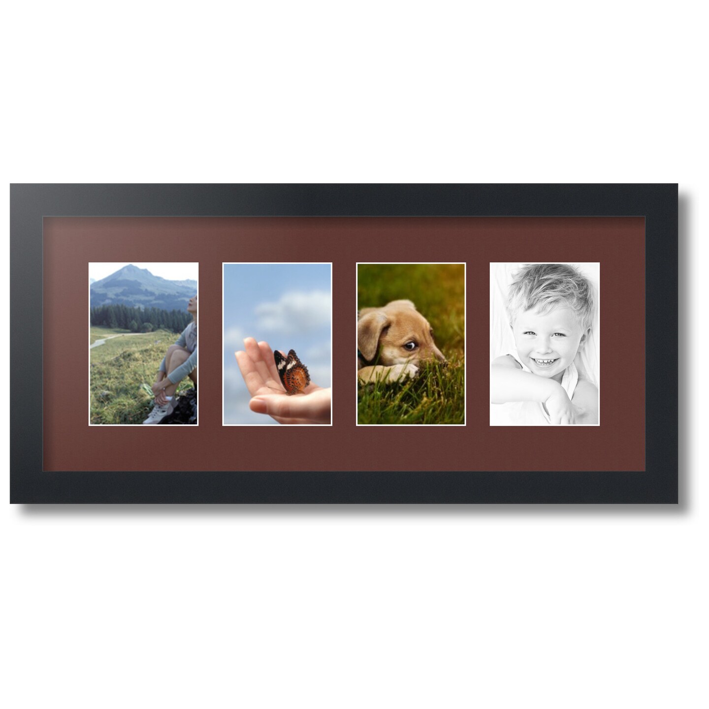 ArtToFrames Collage Photo Picture Frame with 4 - 4x6 inch Openings ...