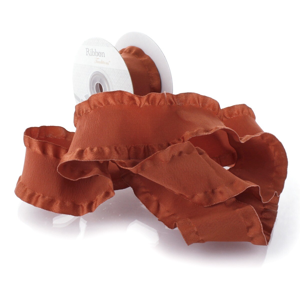 1.5" Satin Double Ruffle Edge Ribbon | Michaels
