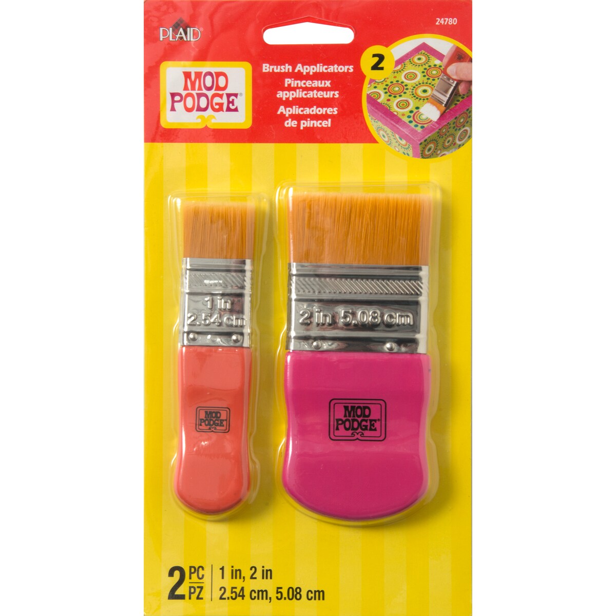 Plaid Mod Podge Brush Set 2/Pkg-1" and 2" | Michaels