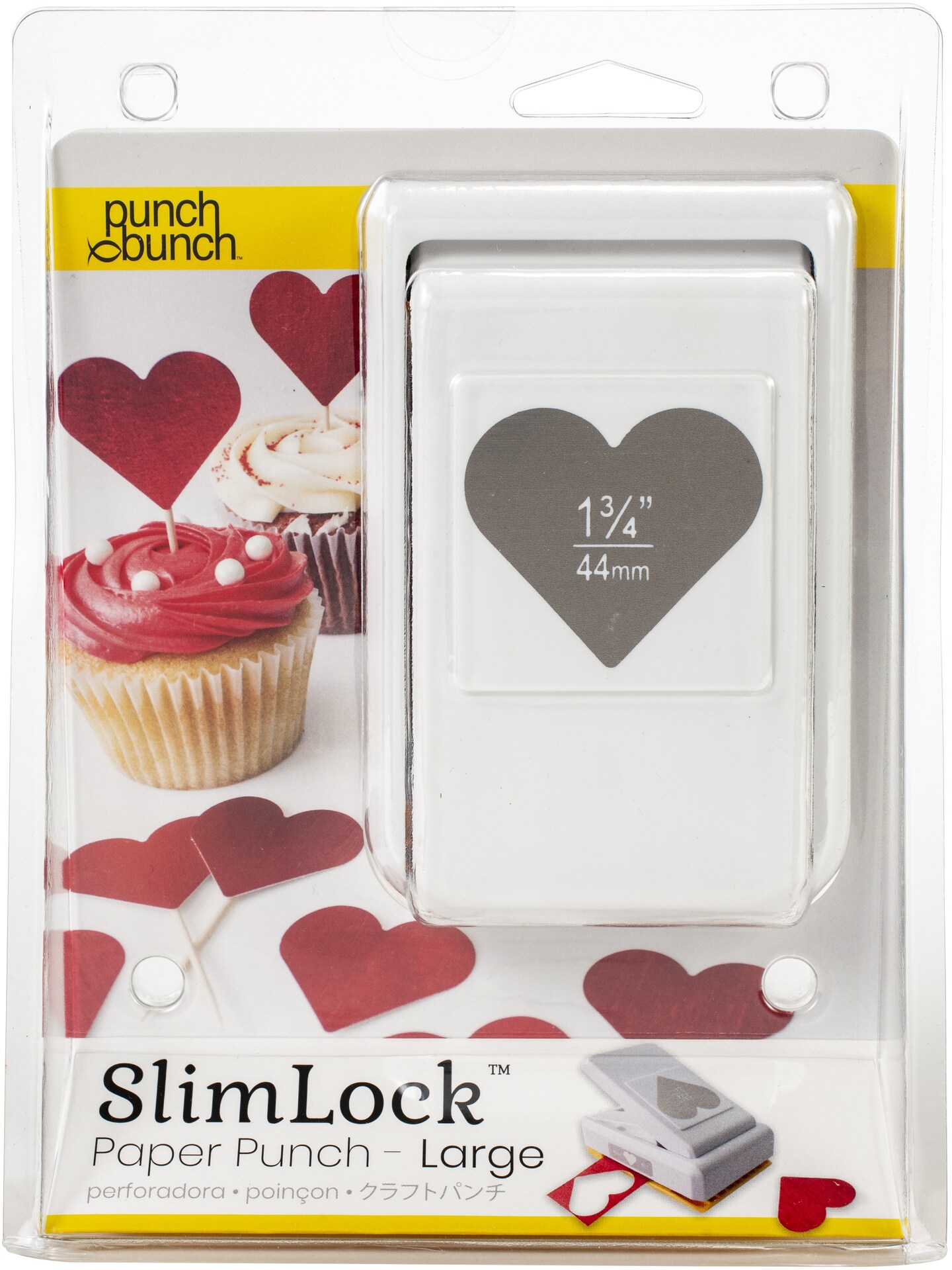 Punch Bunch Slimlock Large Punch-Heart 1.75"X1.625" | Michaels
