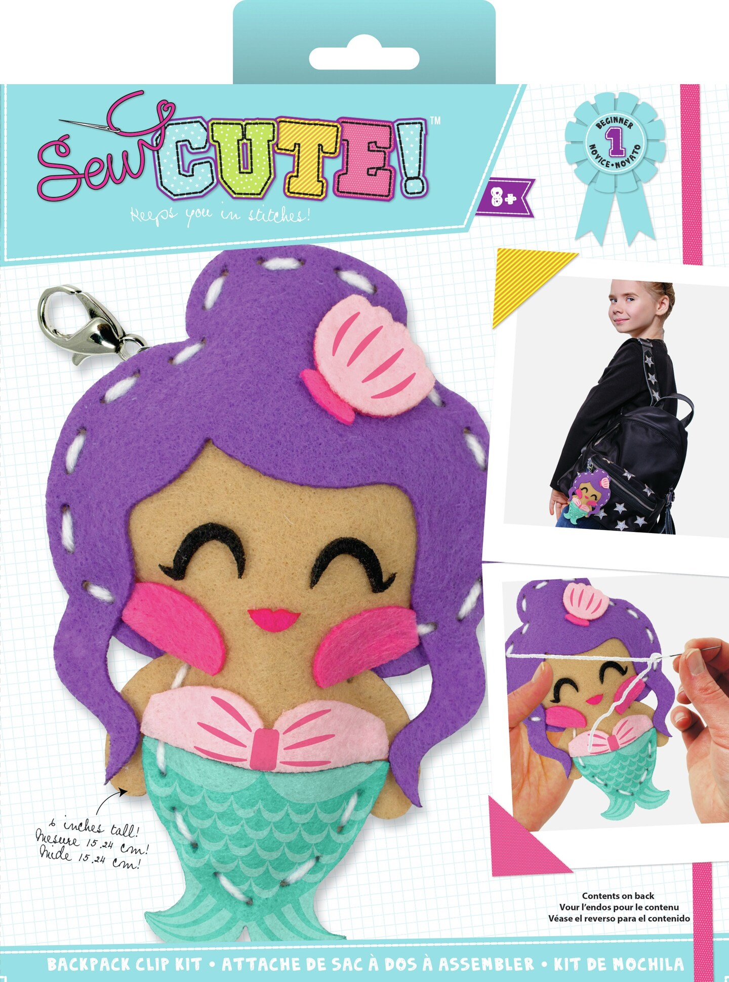 Sew Cute! Felt Backpack Clip Kit | Michaels