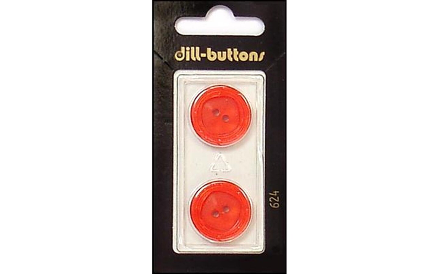Dill Buttons 20mm 2pc 2 Hole Red | Michaels
