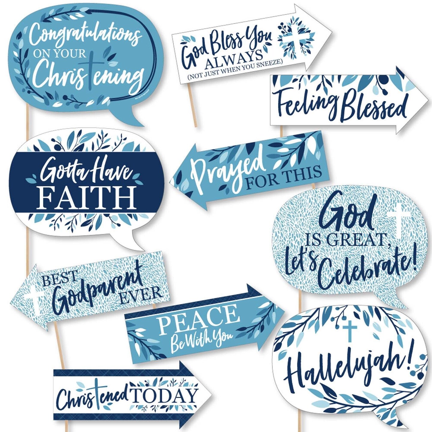 Christening photo props store