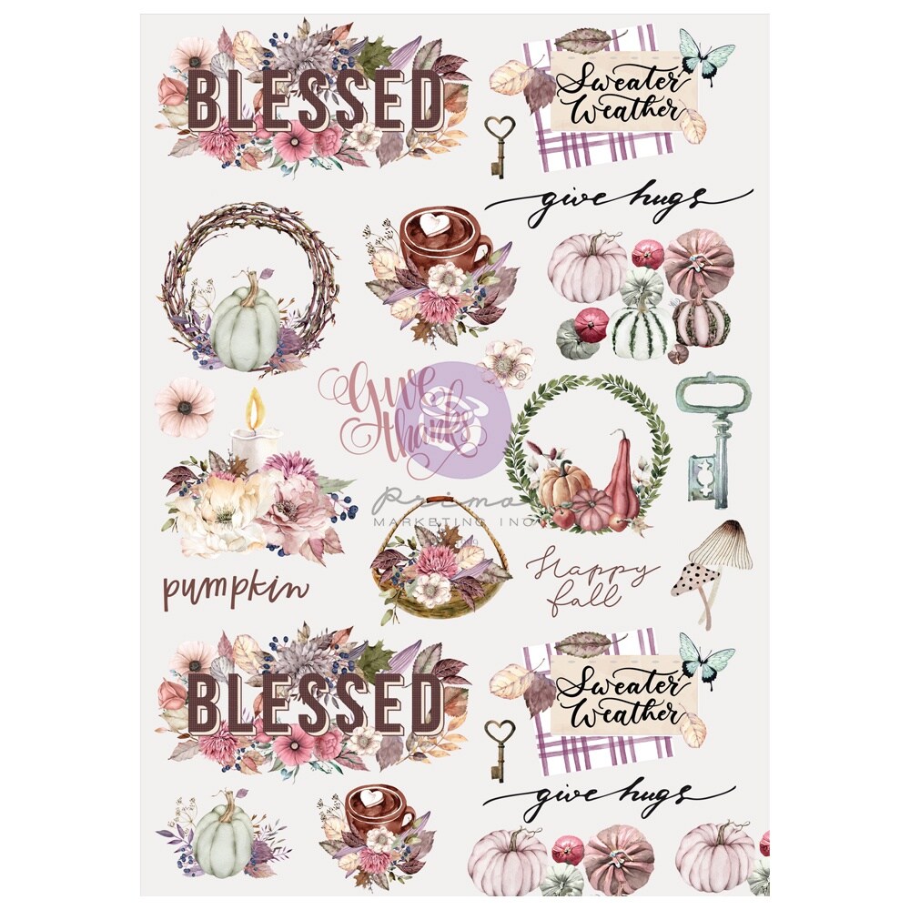 Hello Pink Autumn Rice Paper Sheet A4-#2 | Michaels