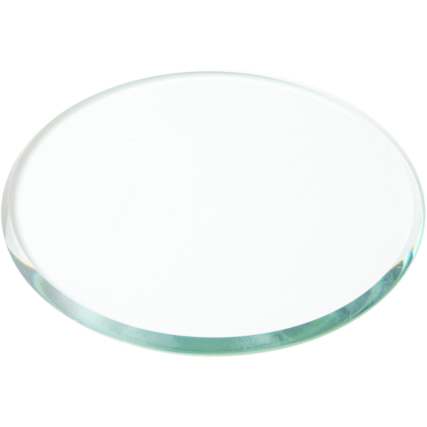 Plymor 3" Round, 3mm Thick Beveled Clear Glass Circle | Michaels