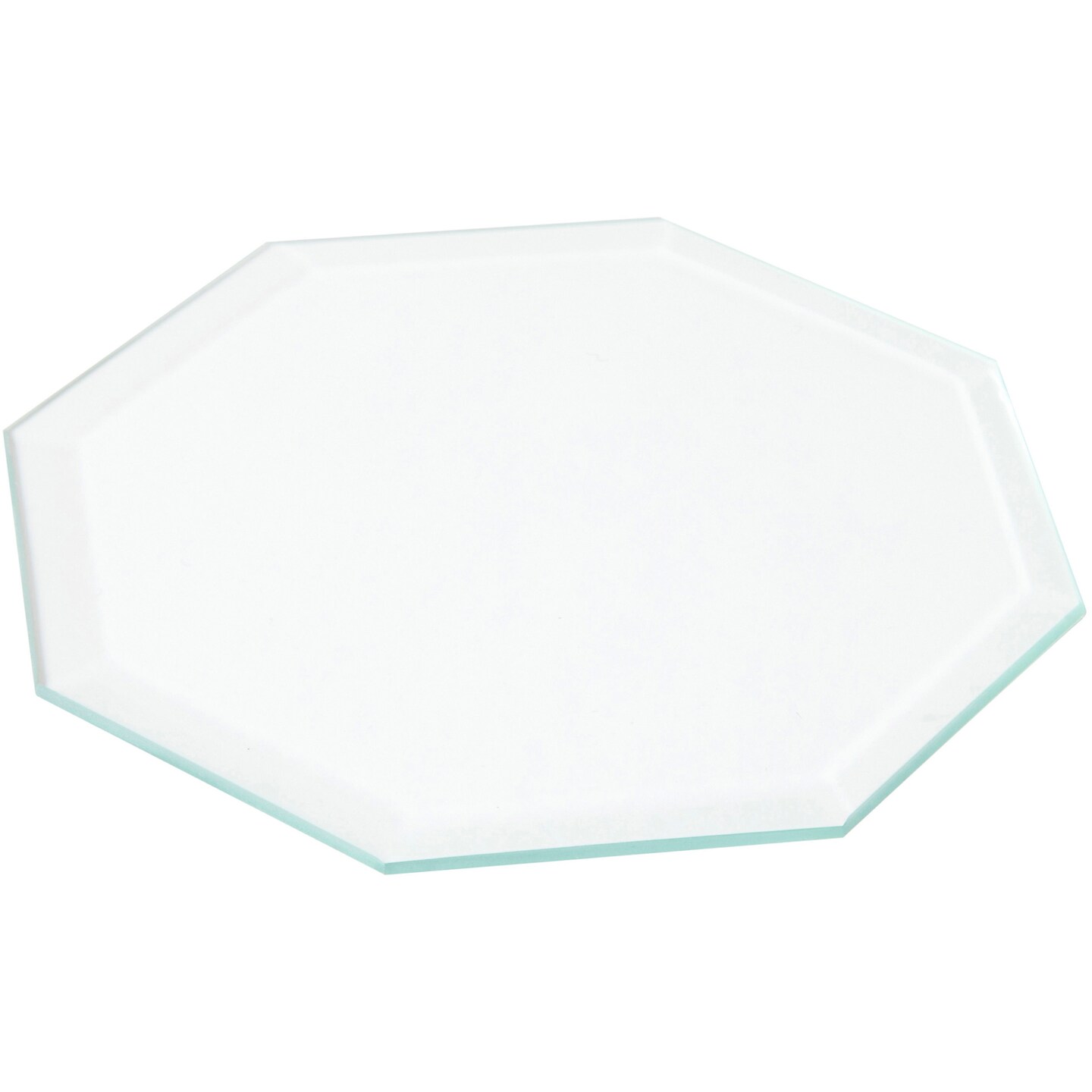 Plymor 4" Octagon, 3mm Thick Beveled Clear Glass | Michaels