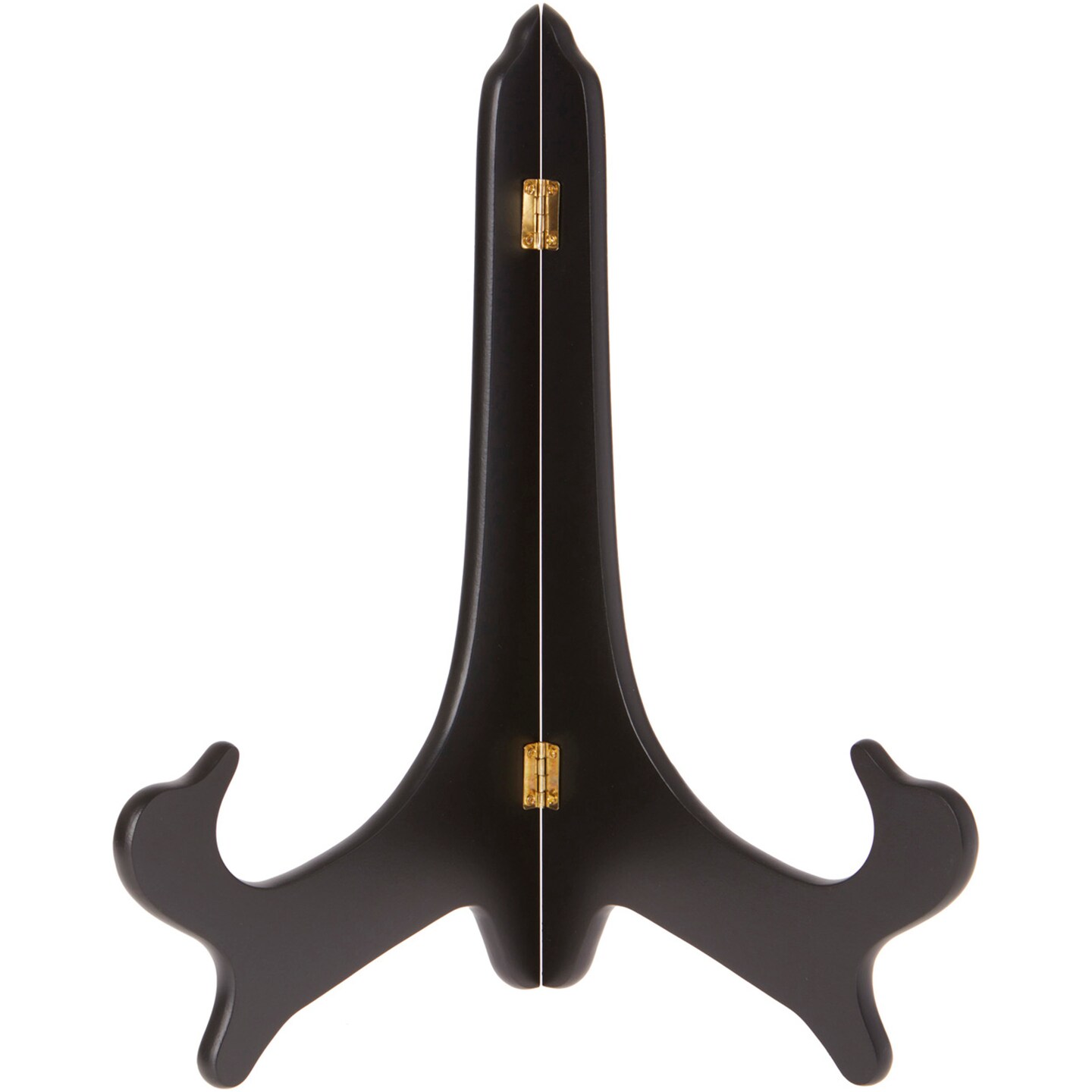 Bard's Hinged Black MDF Wood Plate Stand, 14" H x 11" W x 8" D (For 13 ...