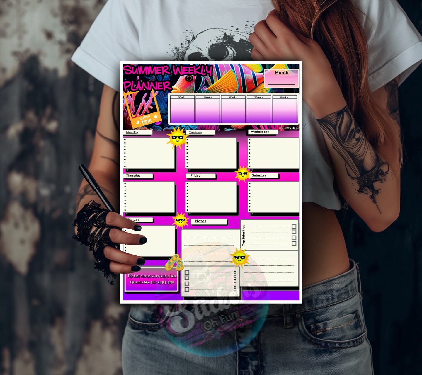 Daily, Weekly Planner: Summer Sunshine | MakerPlace by Michaels