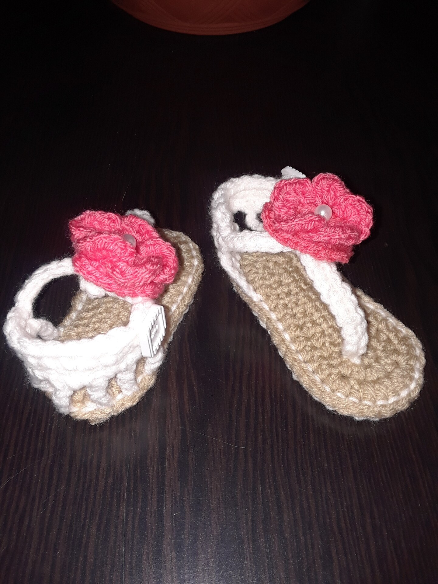 Baby Flip Flops , Crochet Baby Sandals, Girl Sandals, Crochet Gladiator ...
