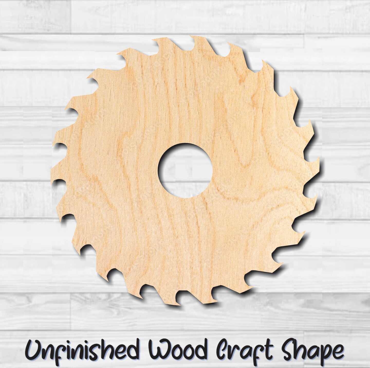 Saw Blade 6 Sawblade Tool Unfinished Wood Shape Blank Laser Engraved ...