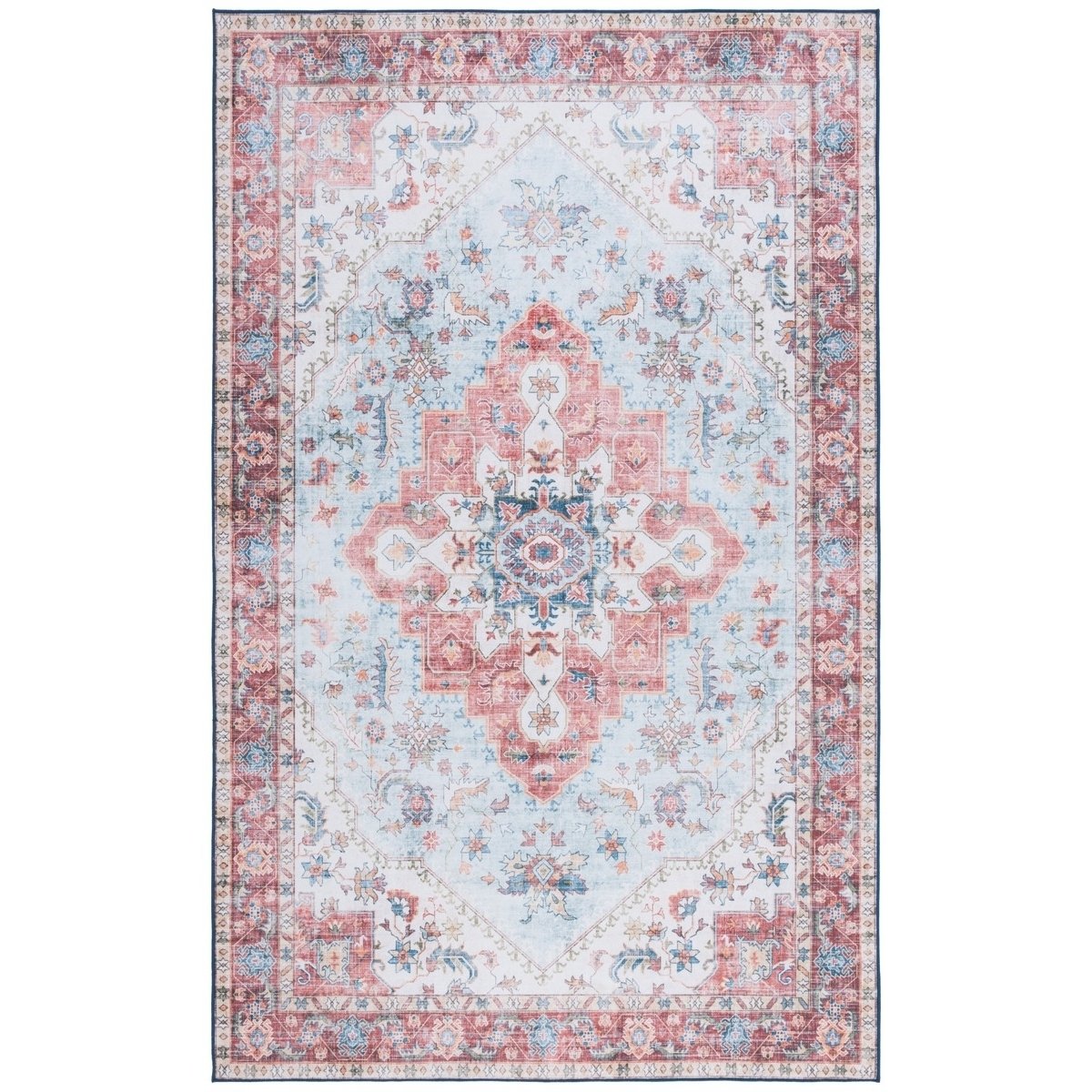 Safavieh TSN148M Tucson Red / Blue | Michaels