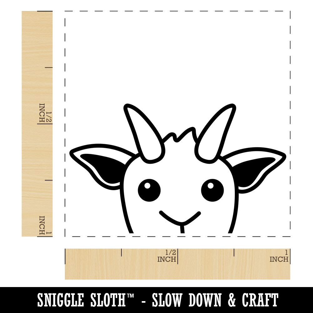 Peeking Goat Self-Inking Rubber Stamp Ink Stamper | Michaels