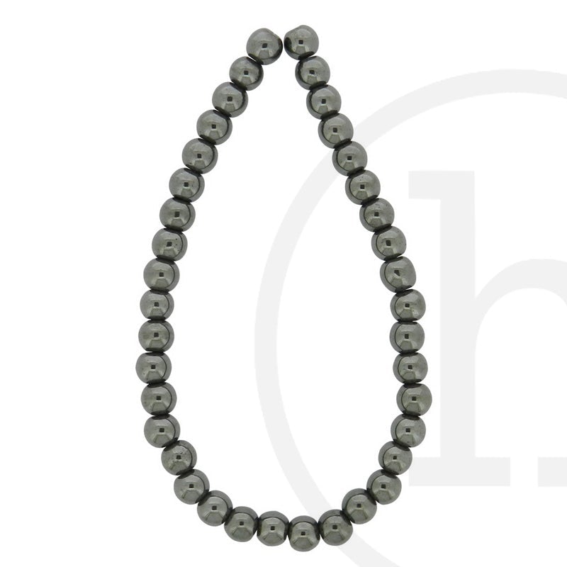 Hematine Round Beads | Michaels