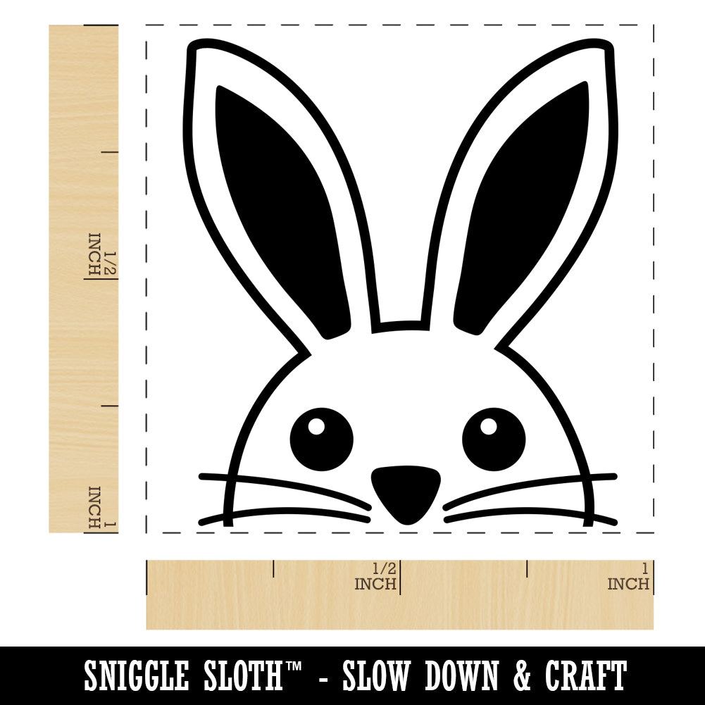 Peeking Bunny Rabbit Self-Inking Rubber Stamp Ink Stamper | Michaels