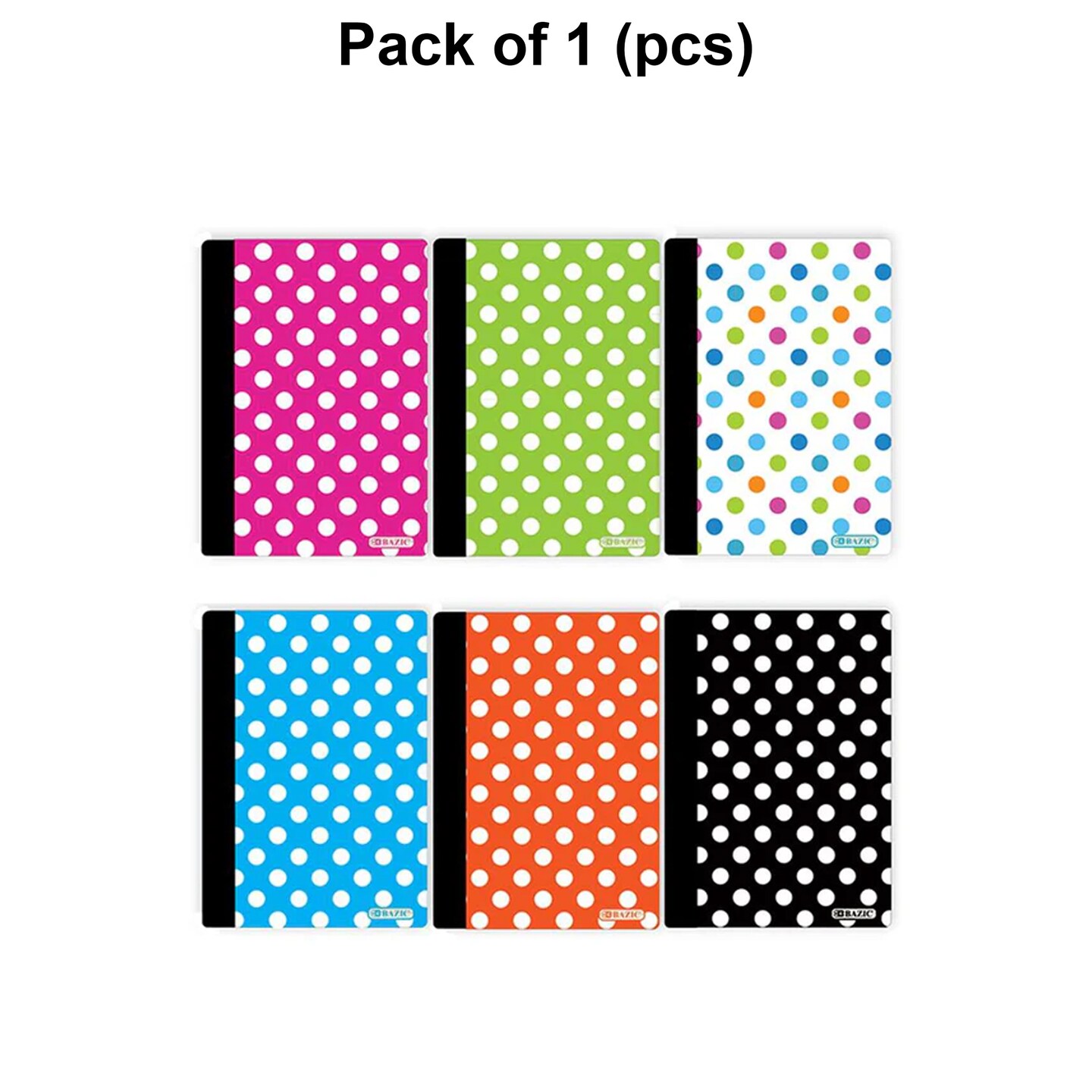 Composition Book Poly Cover Polka Dot 5" x 7" 80 Ct | MINA® | Michaels