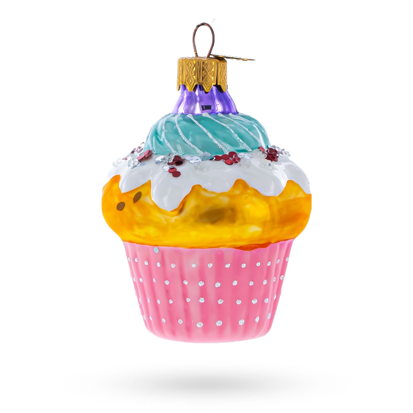 Muffing Covered with Icing Glass Christmas Ornament | Michaels