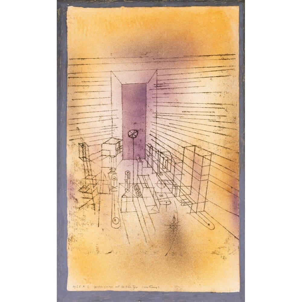 Ghost Chamber With The Tall Door 1925 Poster Print By Paul Klee | Michaels