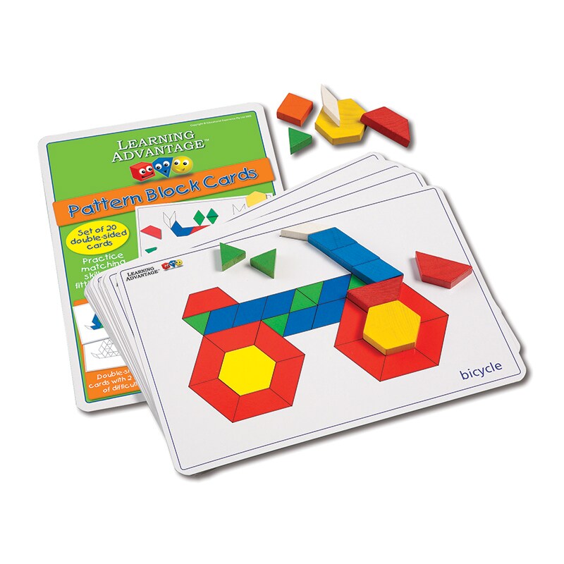 Pattern Block Cards - Set of 20 | Michaels