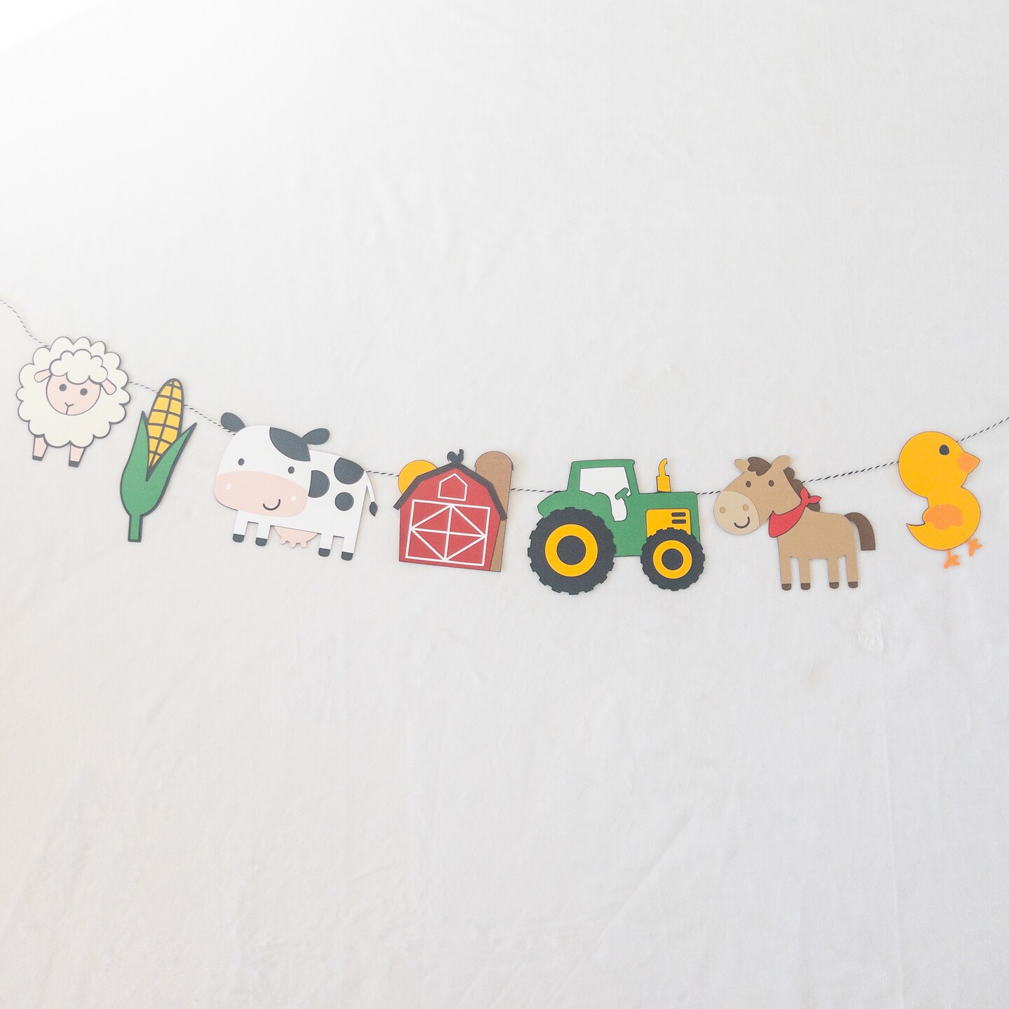 Tractor and Barn Farm Animals Themed Banner | MakerPlace by Michaels