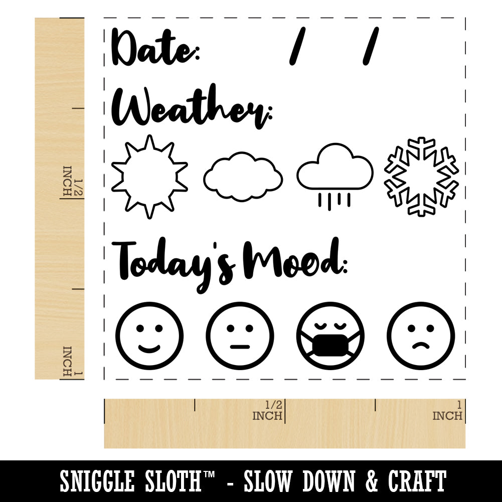 Buy in Bulk - Date Fill-In with Weather Mood Tracker Daily Calendar ...