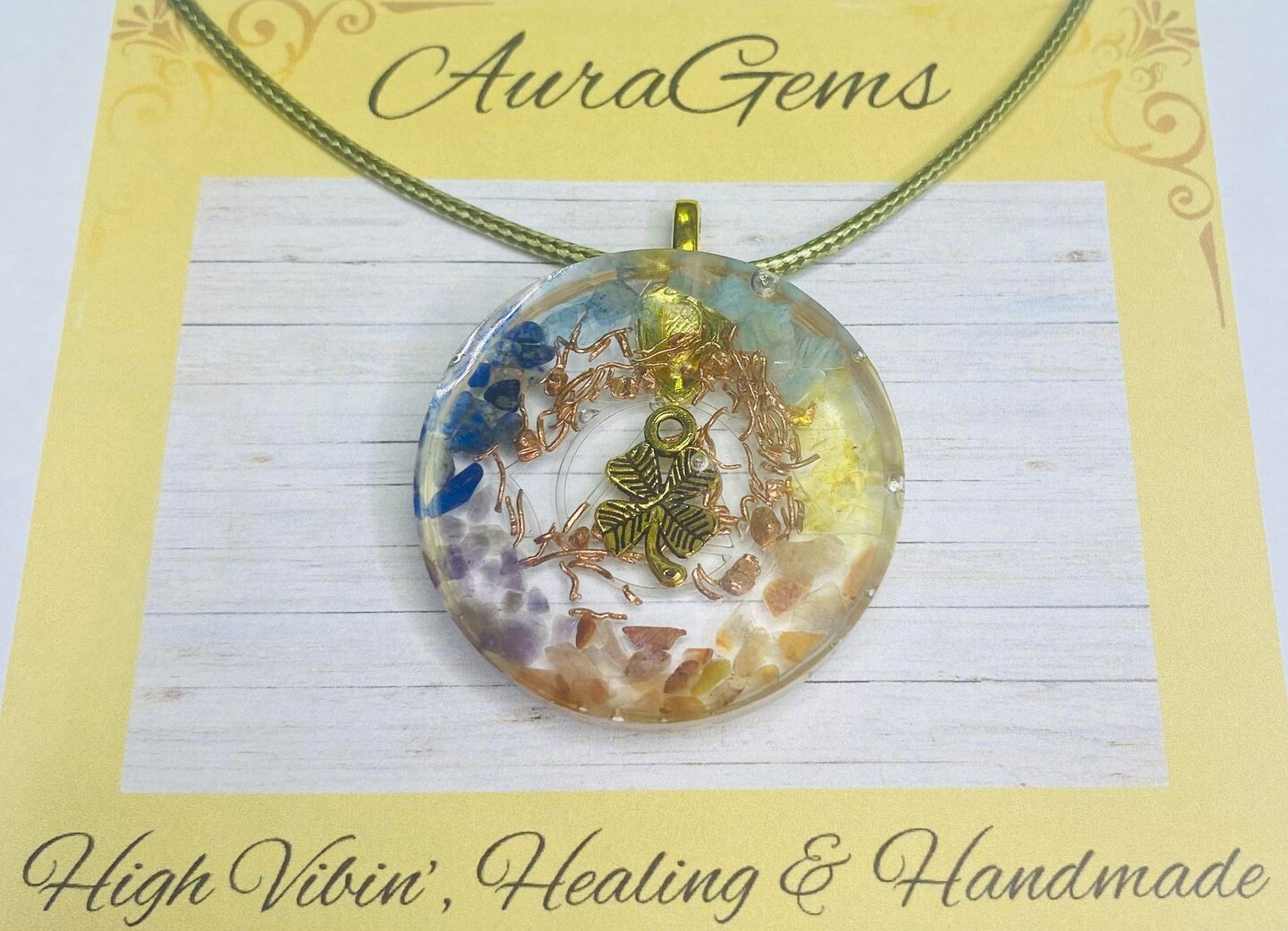 All Chakras Lucky Crystal Necklace MakerPlace by Michaels