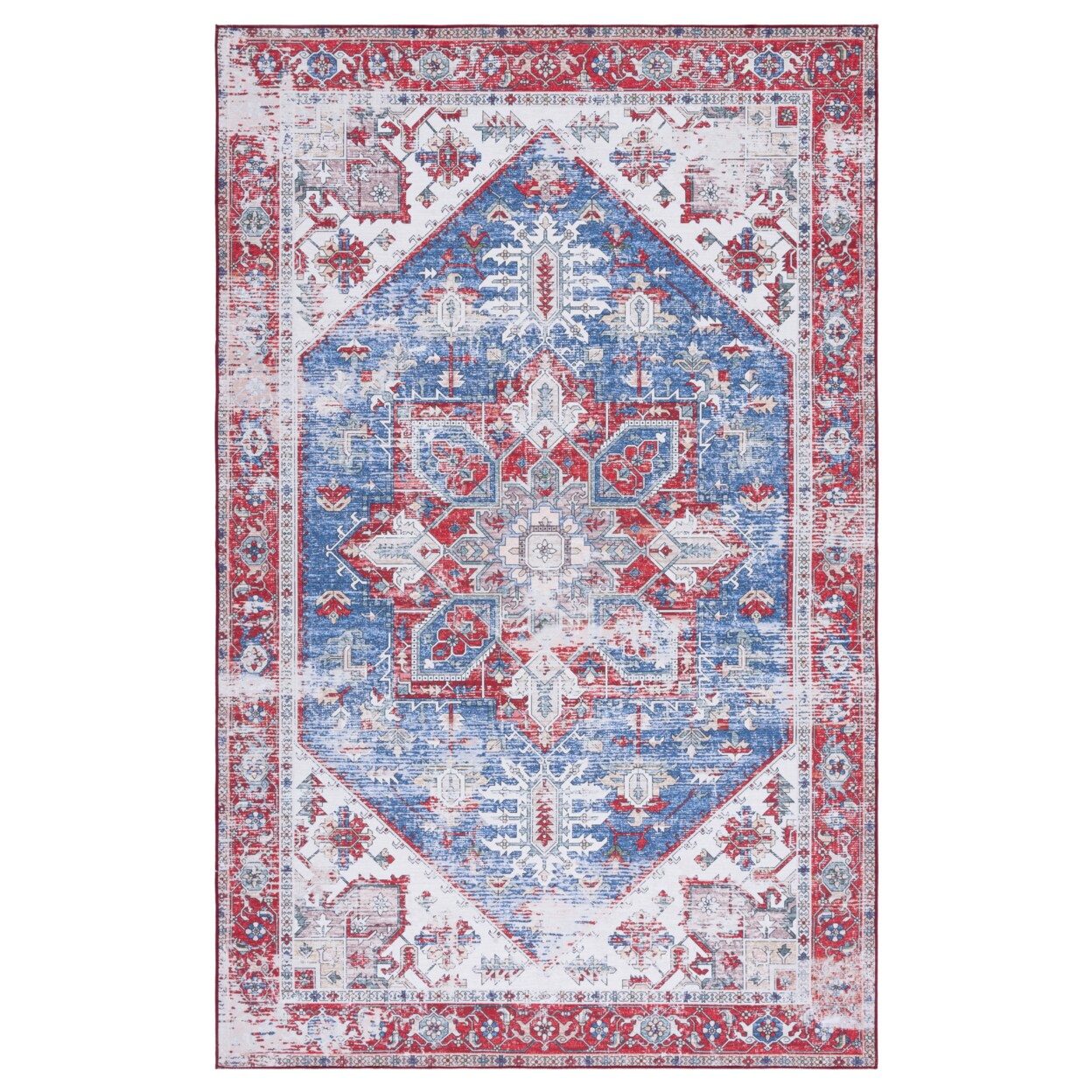 Safavieh Tsn102m Tucson Blue / Red | Michaels