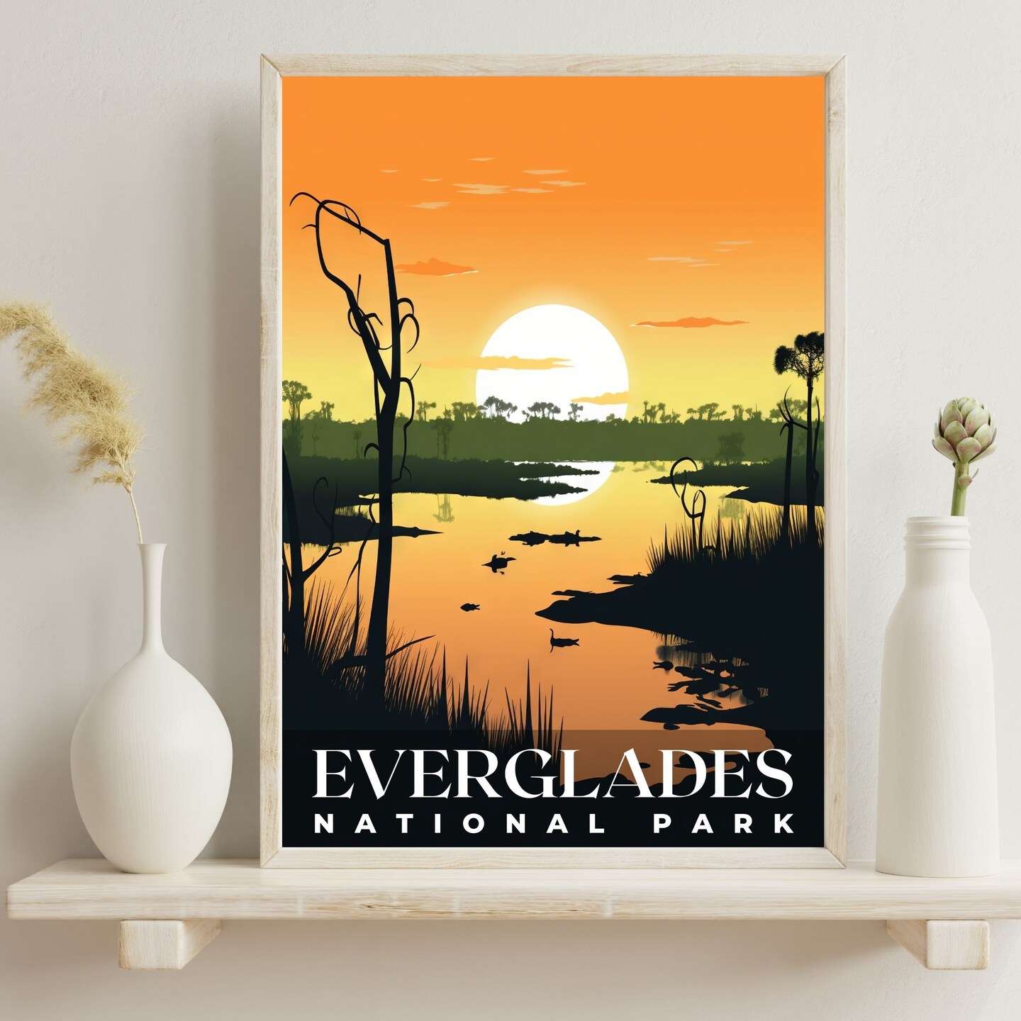 Everglades National Park Poster, Travel Art, Office Poster, Home Decor ...