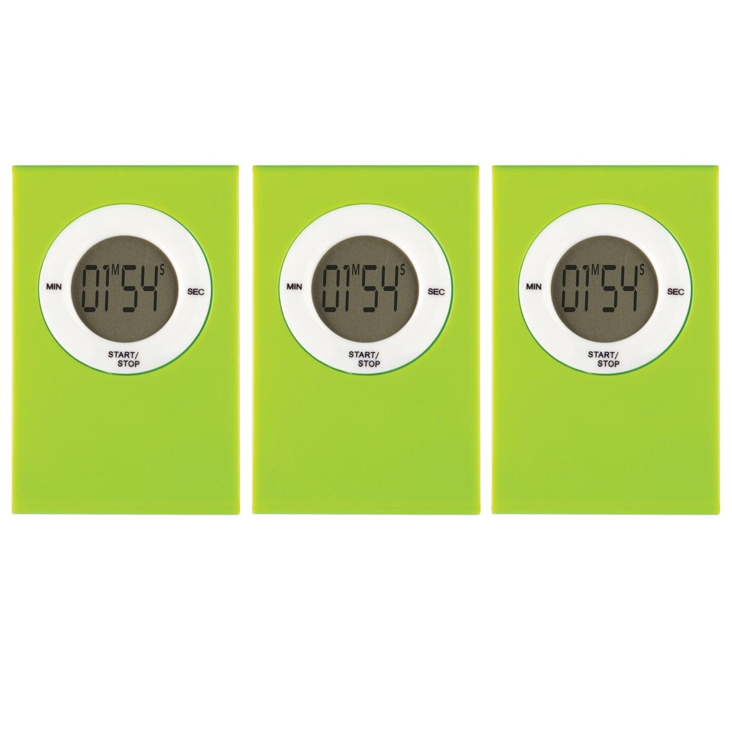 Magnetic Digital Timer, Lime, Pack of 3 | Michaels