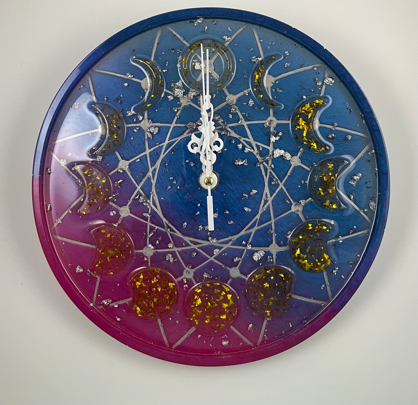 Resin Lotus Flower Moon Clock | MakerPlace by Michaels