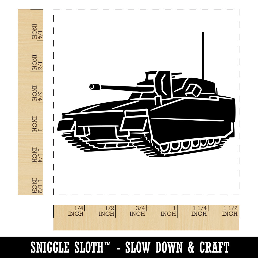 Military Army Tank Self-Inking Rubber Stamp Ink Stamper | Michaels
