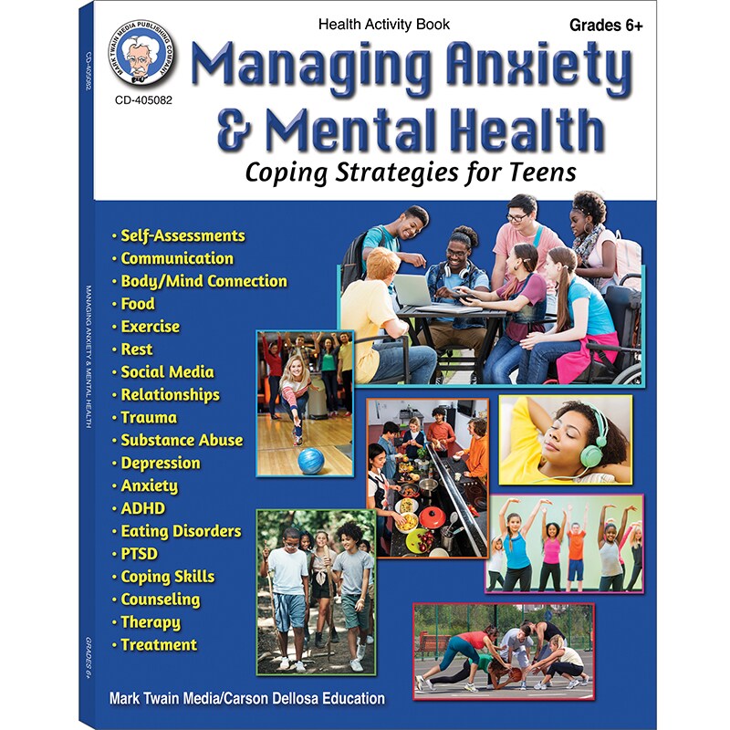Managing Anxiety & Mental Health Workbook, Grades 6-12 | Michaels