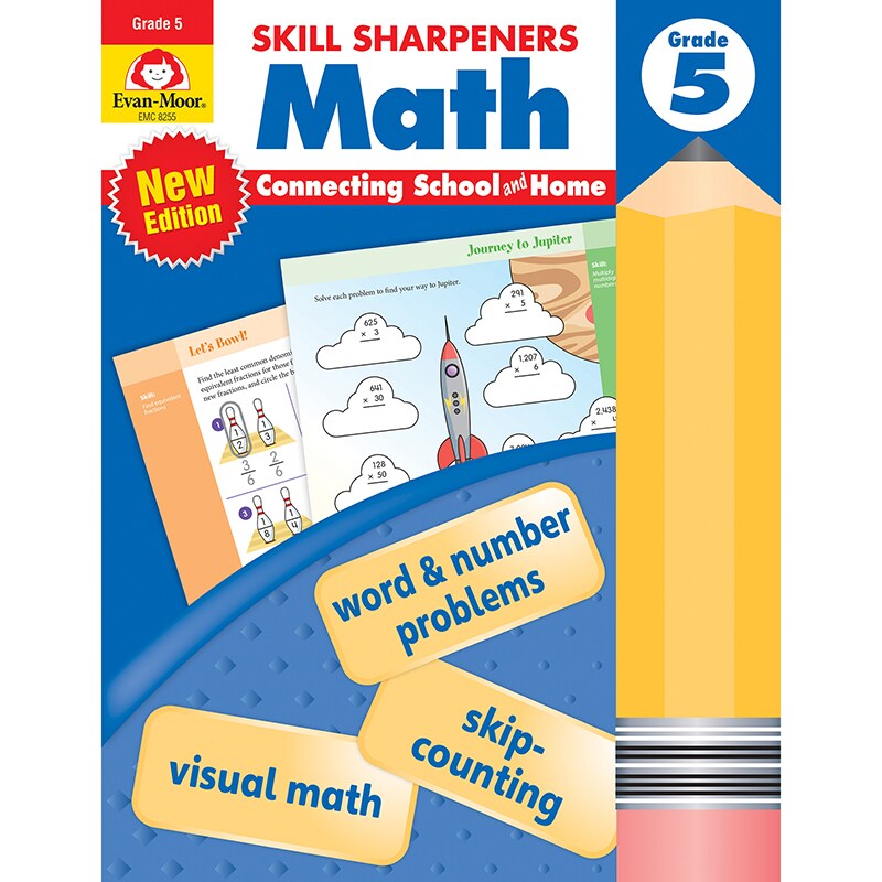 Skill Sharpeners: Math, Grade 5 | Michaels