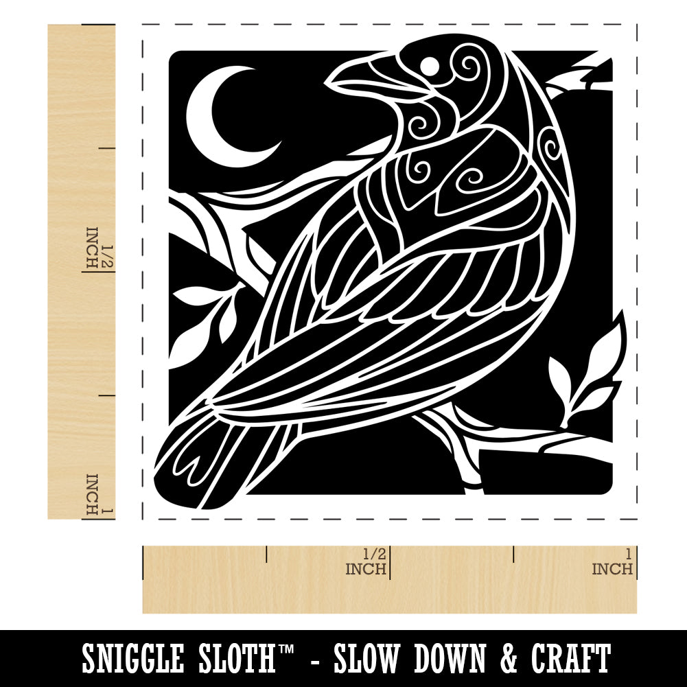 Runic Tribal Rune Raven Self-Inking Rubber Stamp Ink Stamper | Michaels