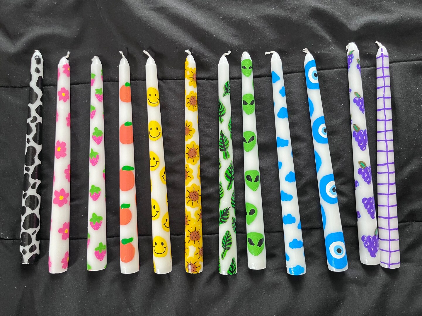 Hand Painted Taper Candles | MakerPlace by Michaels