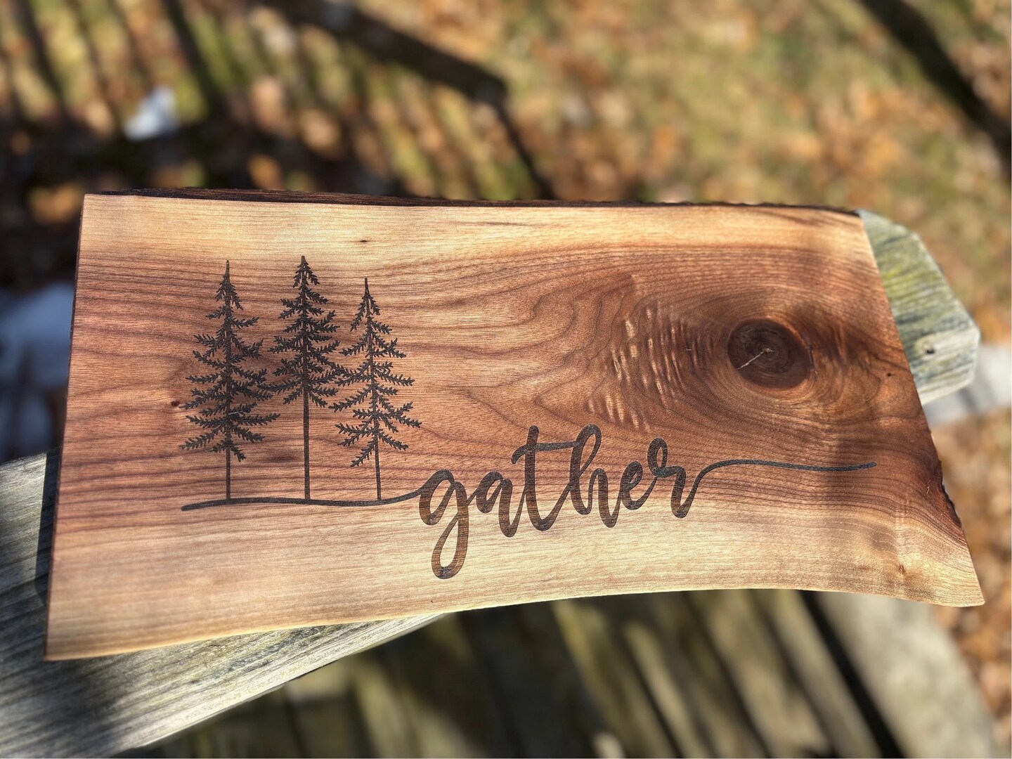Live Edge Gather Chacuterie Board | MakerPlace by Michaels