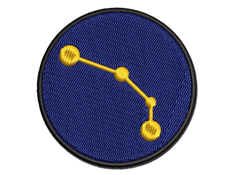 Aries Zodiac Star Constellations Multi-Color Embroidered Iron-On Patch ...