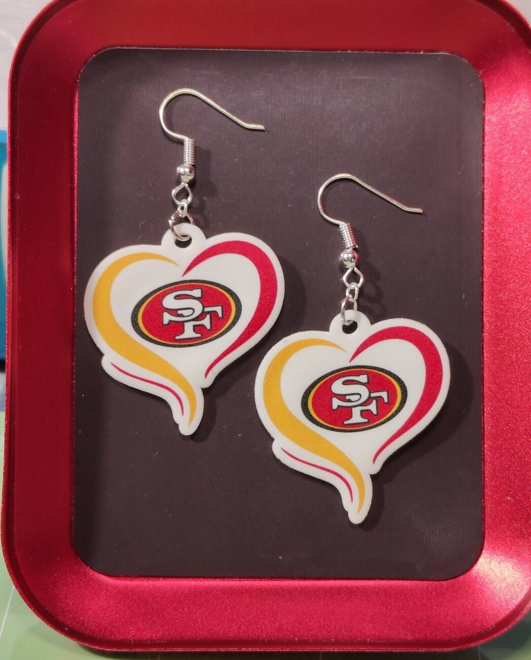 San Francisco 49ers Fan Art Earrings | MakerPlace by Michaels
