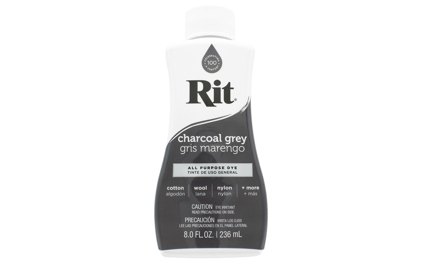 Rit Dye Liquid 8 Fluid oz Charcoal Grey | Michaels