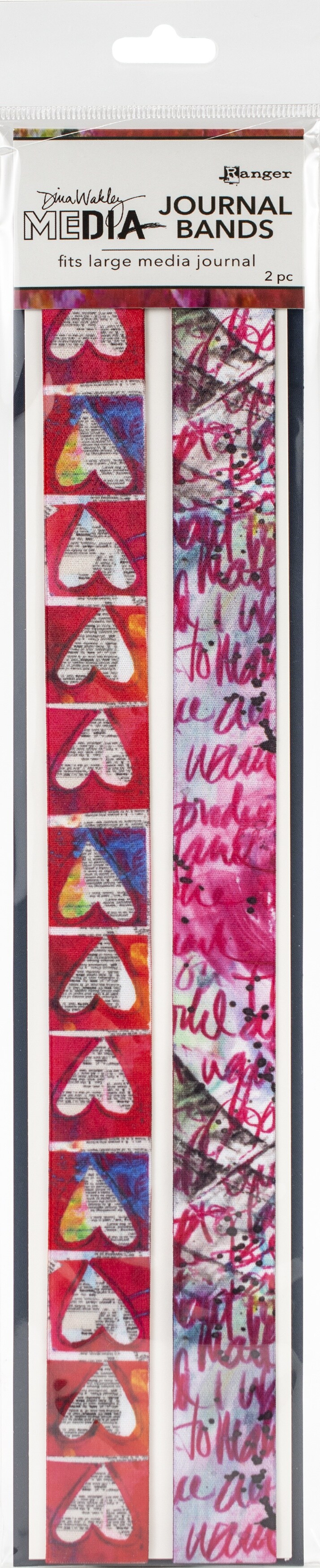 Dina Wakley Media Printed Journal Bands-Large | Michaels