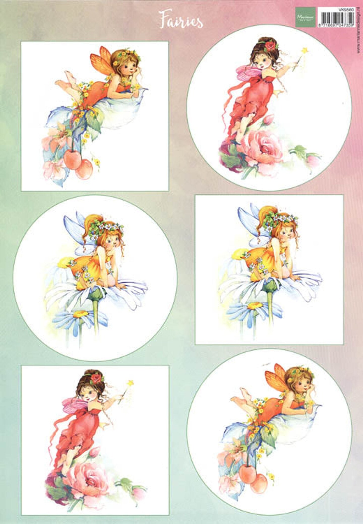 Marianne Design Cutting Sheet Bloemen Elfjes 2 | Michaels
