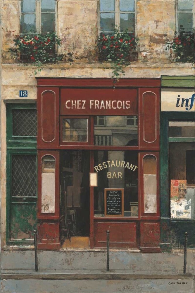 Chez Francois Poster Print by Chiu Tak Hak - Item # VARPDX125HAK1001 ...