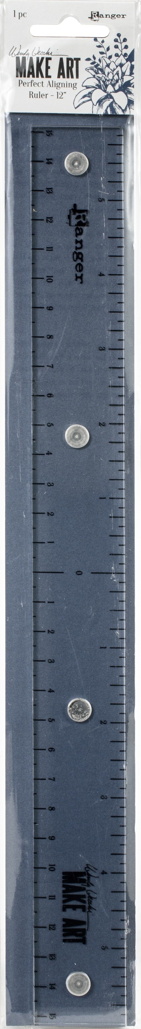 Wendy Vecchi Make Art Perfect Aligning 12" Ruler | Michaels