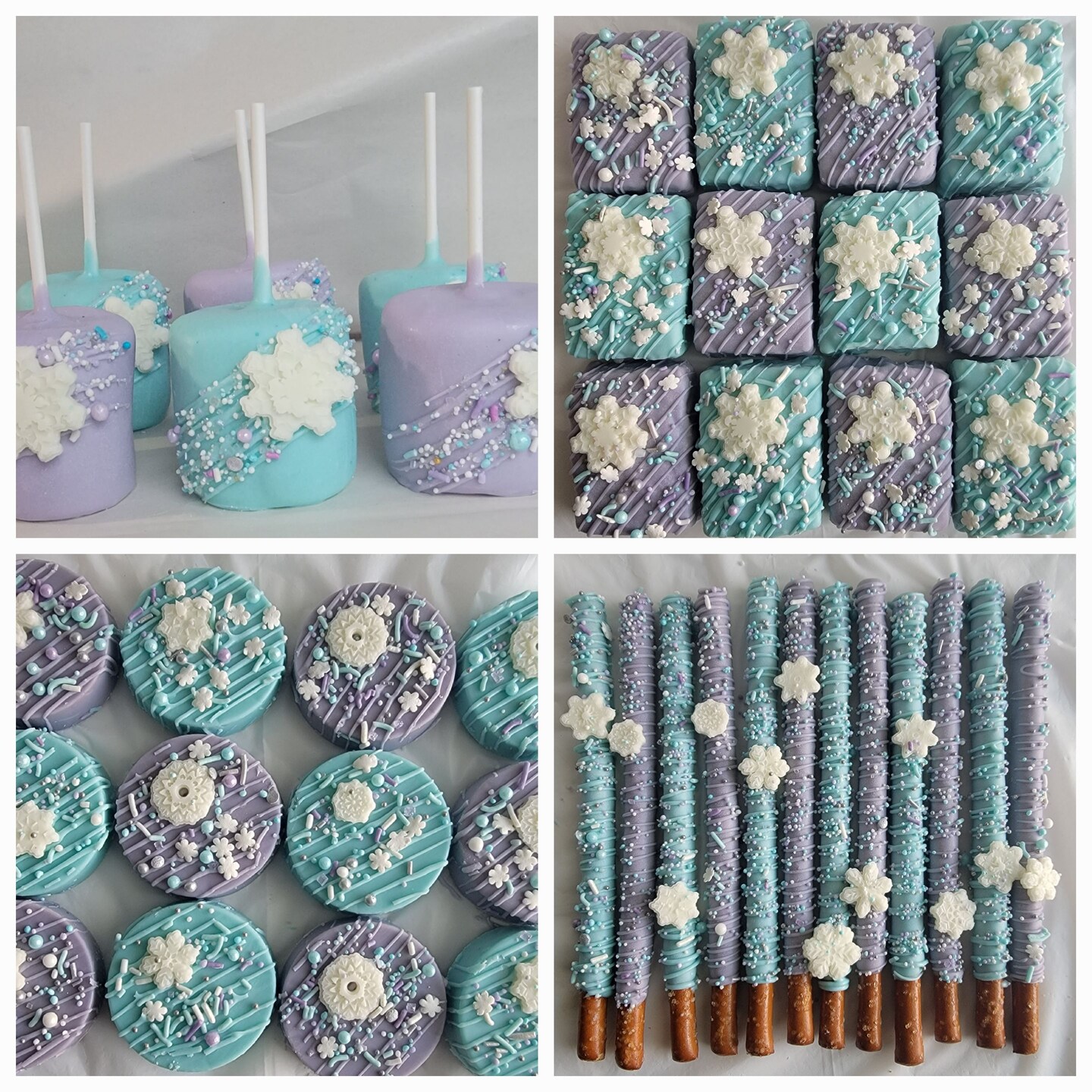 Frozen Themed Treats (Ice Princess, Ice Queen,Birthday Girl, Baby Girl ...