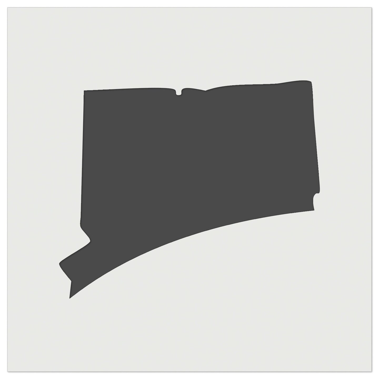 Connecticut State Silhouette Wall Cookie DIY Craft Reusable Stencil ...