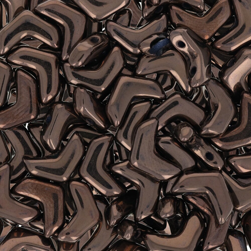 Vee Bead, 2 hole chevron, Dk Bronze, 25 pieces | Michaels