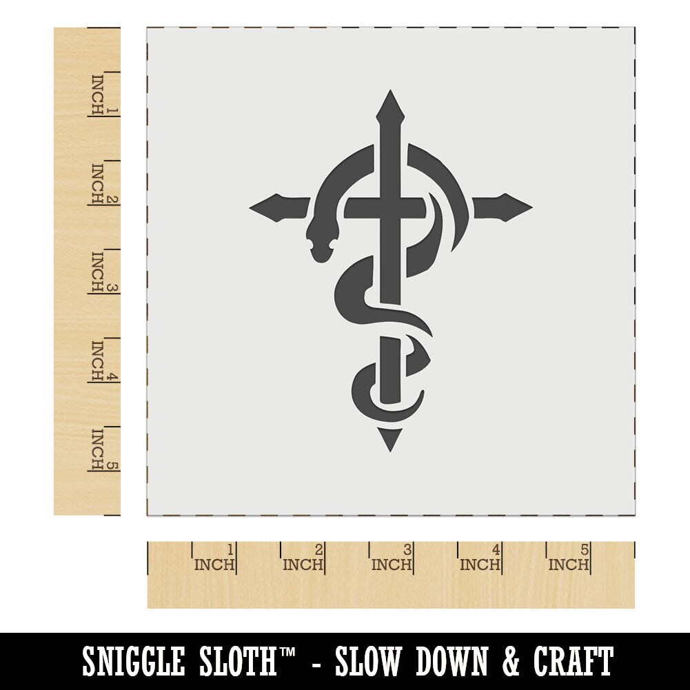 Brazen Serpent on Cross Good and Evil Wall Cookie DIY Craft Reusable ...